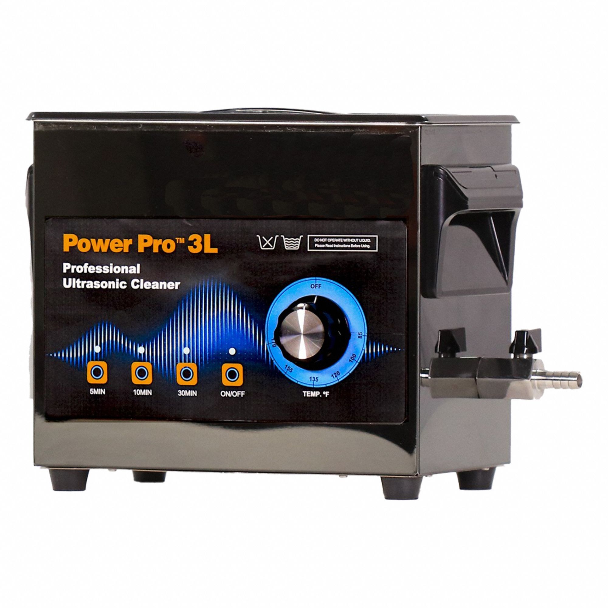 RAYTECH, 0.74 gal Tank Capacity, Heat, Ultrasonic Cleaner - 820GC2 ...