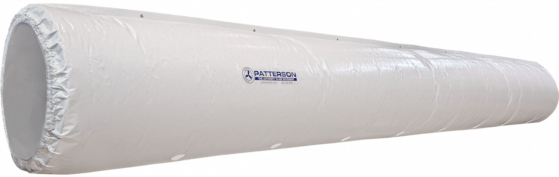 PATTERSON, For 14 in Duct Dia, 60 ft Overall Lg, Fabric Duct - 840G36 ...