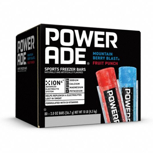 POWERADE, Fruit Punch/Mountain Berry Blast, Full-Sugar, Freezer Pop ...