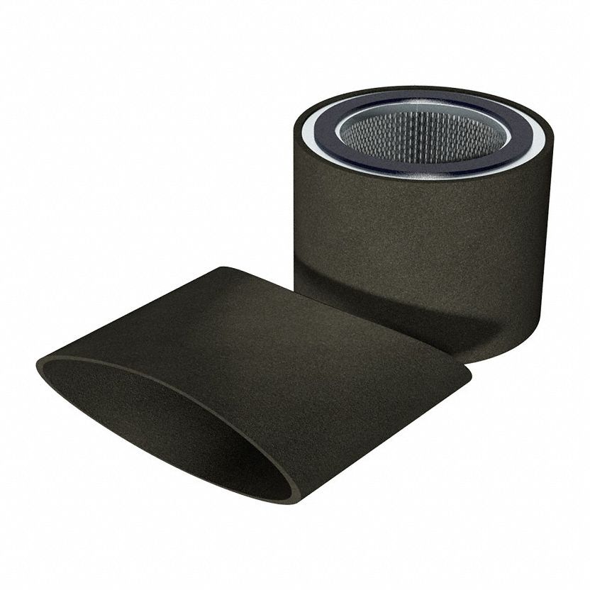 SOLBERG, Foam, 9 3/8 in Overall Ht, Replacement Pre-Filter - 813XL4 ...