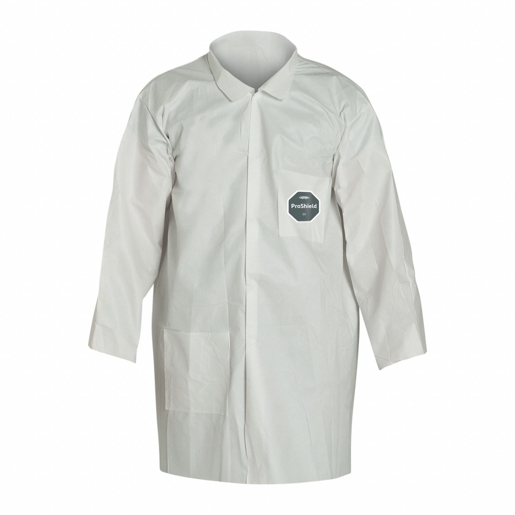 PROSHIELD 50, Microporous film, Plain Collar, Lab Coat - 401AP1 ...