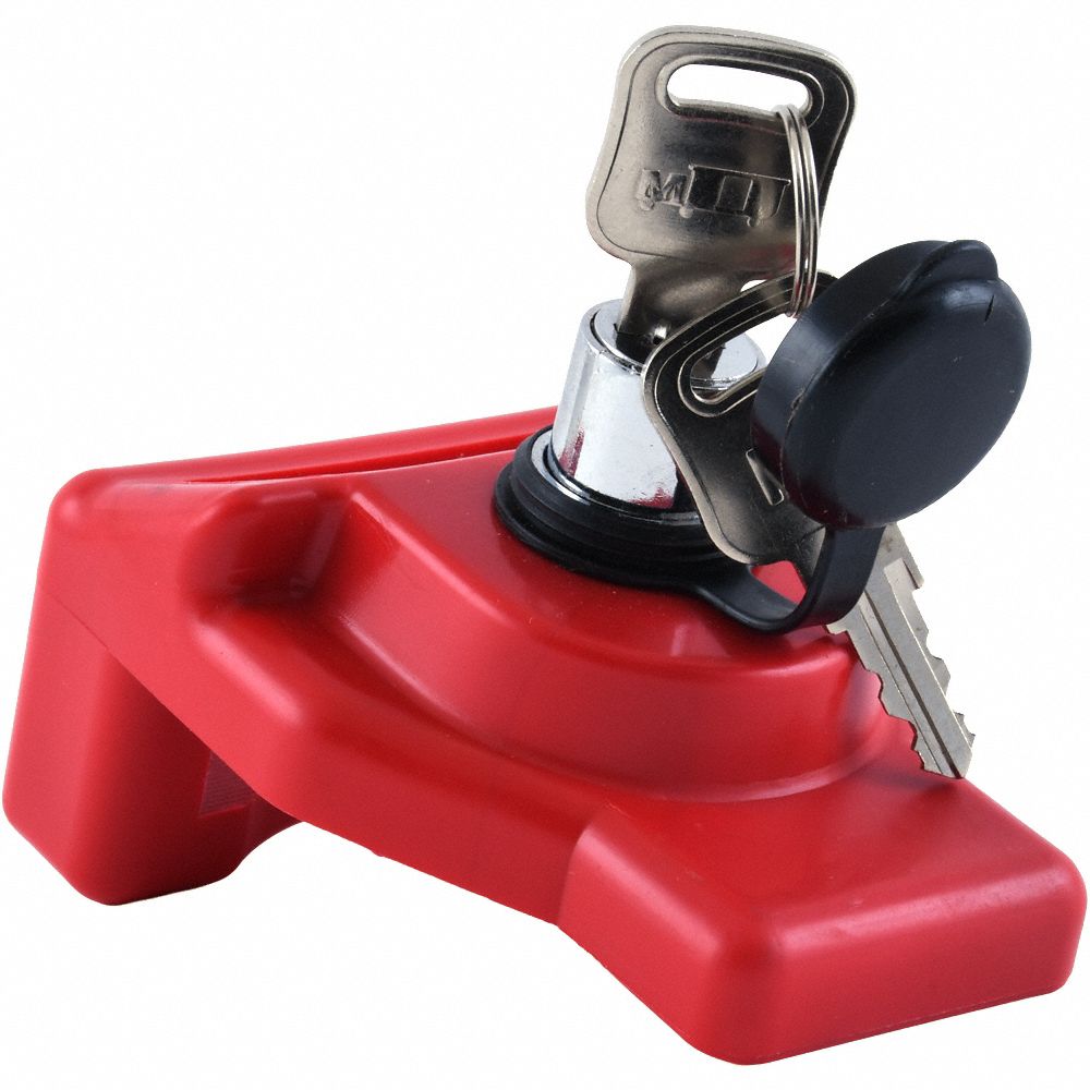 Plastic, Red, Gladhand Lock - 412CA8|000879-0 - Grainger