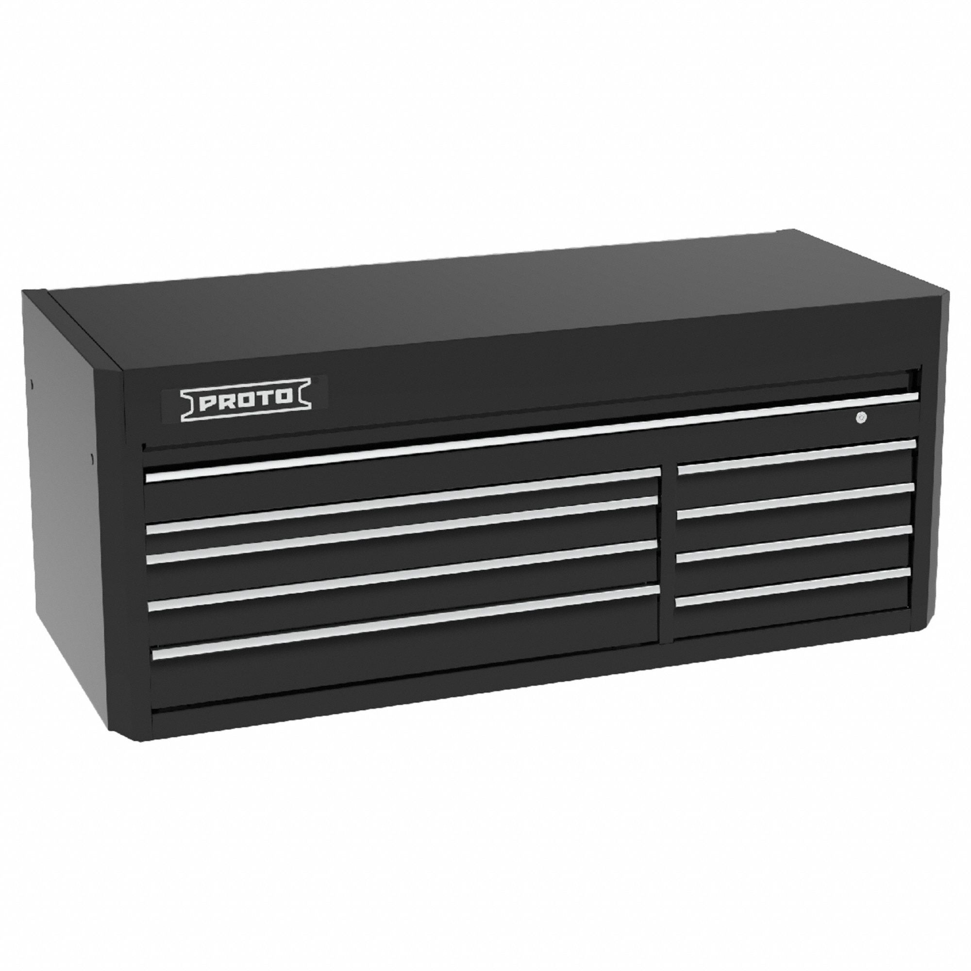 PROTO, 8 Drawers, Heavy Duty, Top Chest - 808K16|J556627B-8BK - Grainger