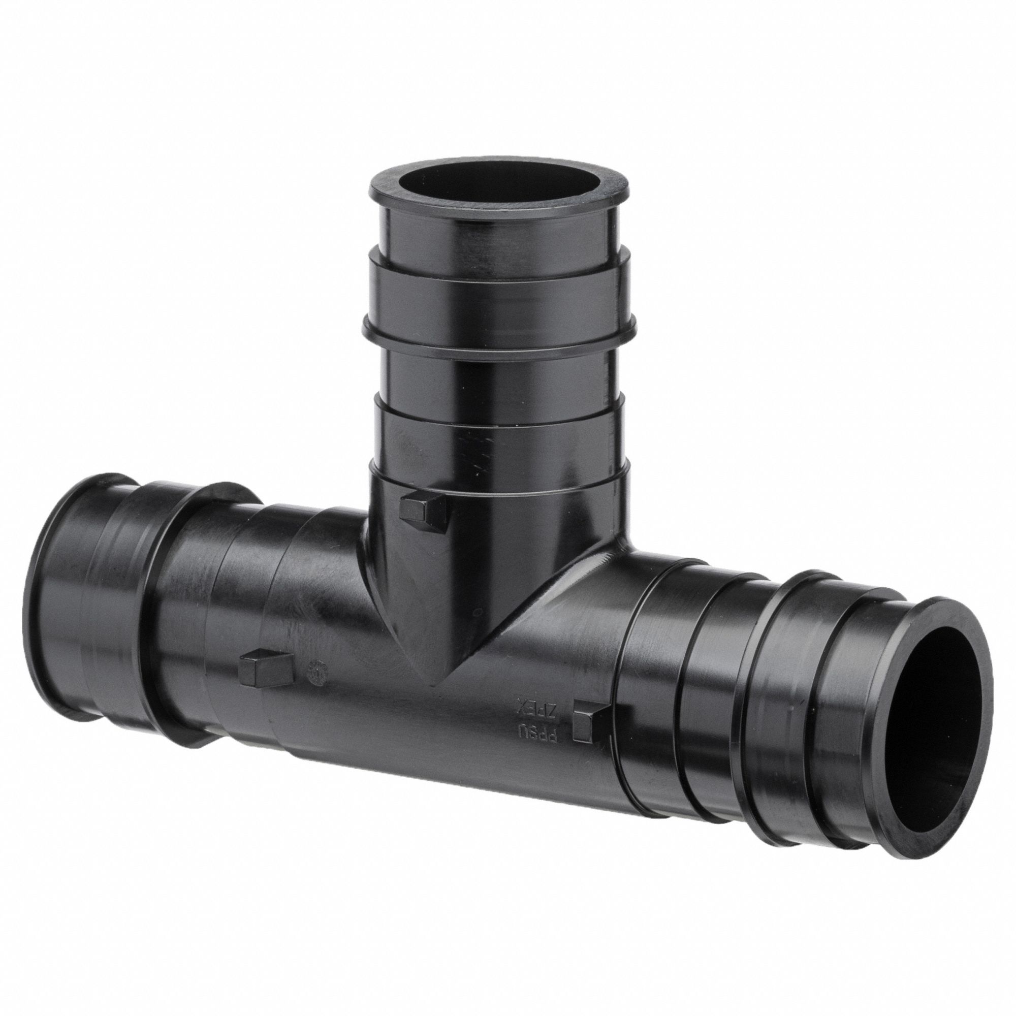 ZURN, 2 in ID x 2 in ID x 2 in ID Size, Barbed x Barbed x Barbed ...