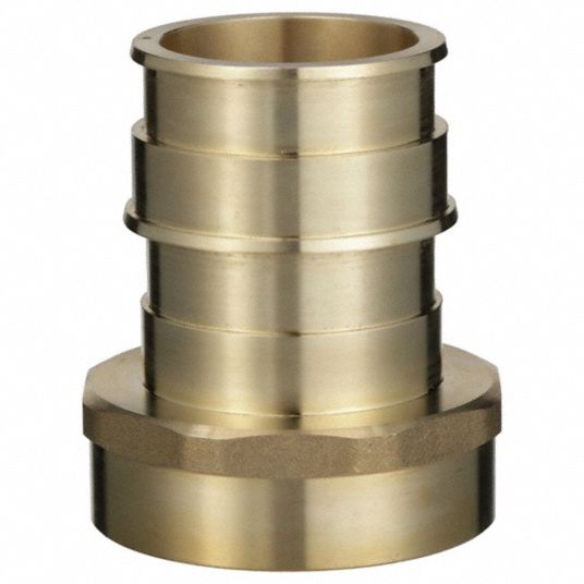Brass, Barbed x Barbed, Adapter - 788F68|QEUFC88GX - Grainger