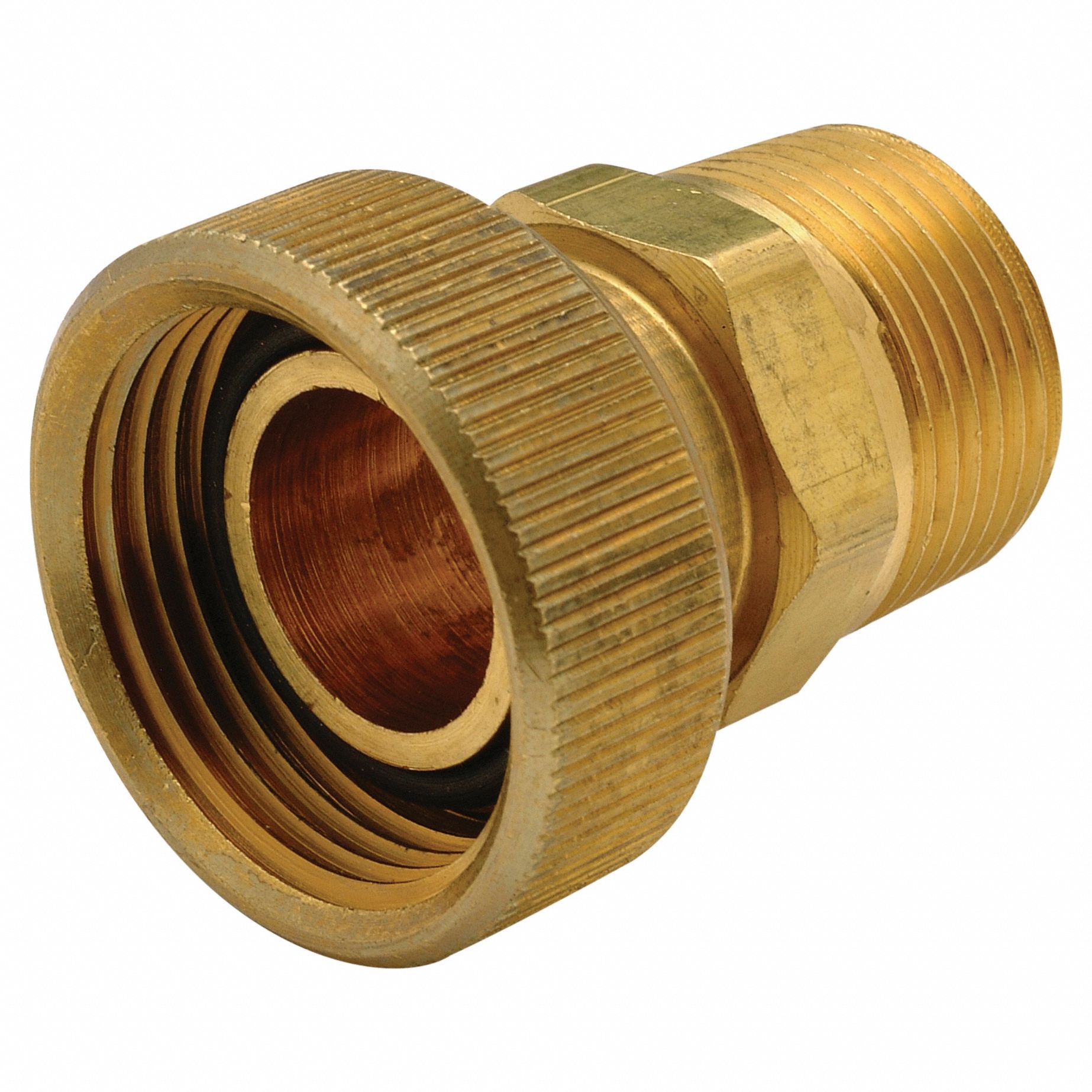 ZURN, 1 in Pipe x 1 in Pipe Size, MNPT x FNPT, Barbed Fitting Adapter ...