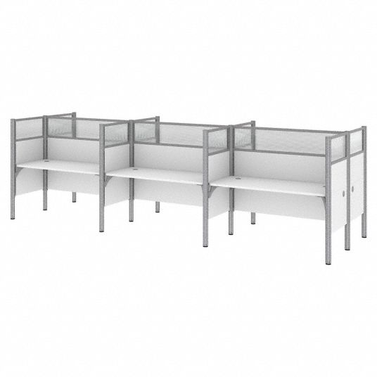 BESTAR, 55 1/2 in Overall Ht, 182 1/4 in Overall Wd, Modular Cubicle ...