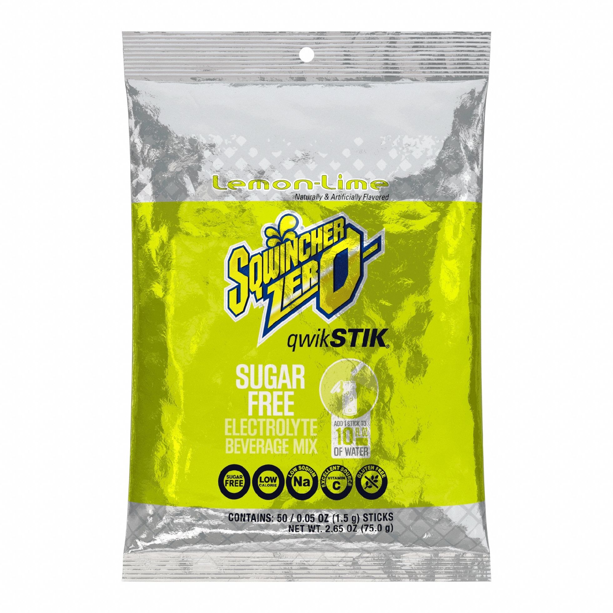 SQWINCHER, Lemon-Lime, Single-Serve, Sports Drink Mix - 10U608 ...
