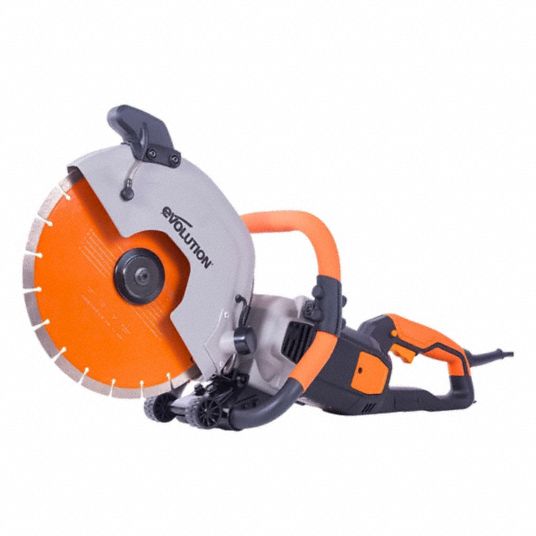 EVOLUTION, 12 in Blade Dia., Wet/Dry, Concrete Saw - 852AN6|012-0004A ...