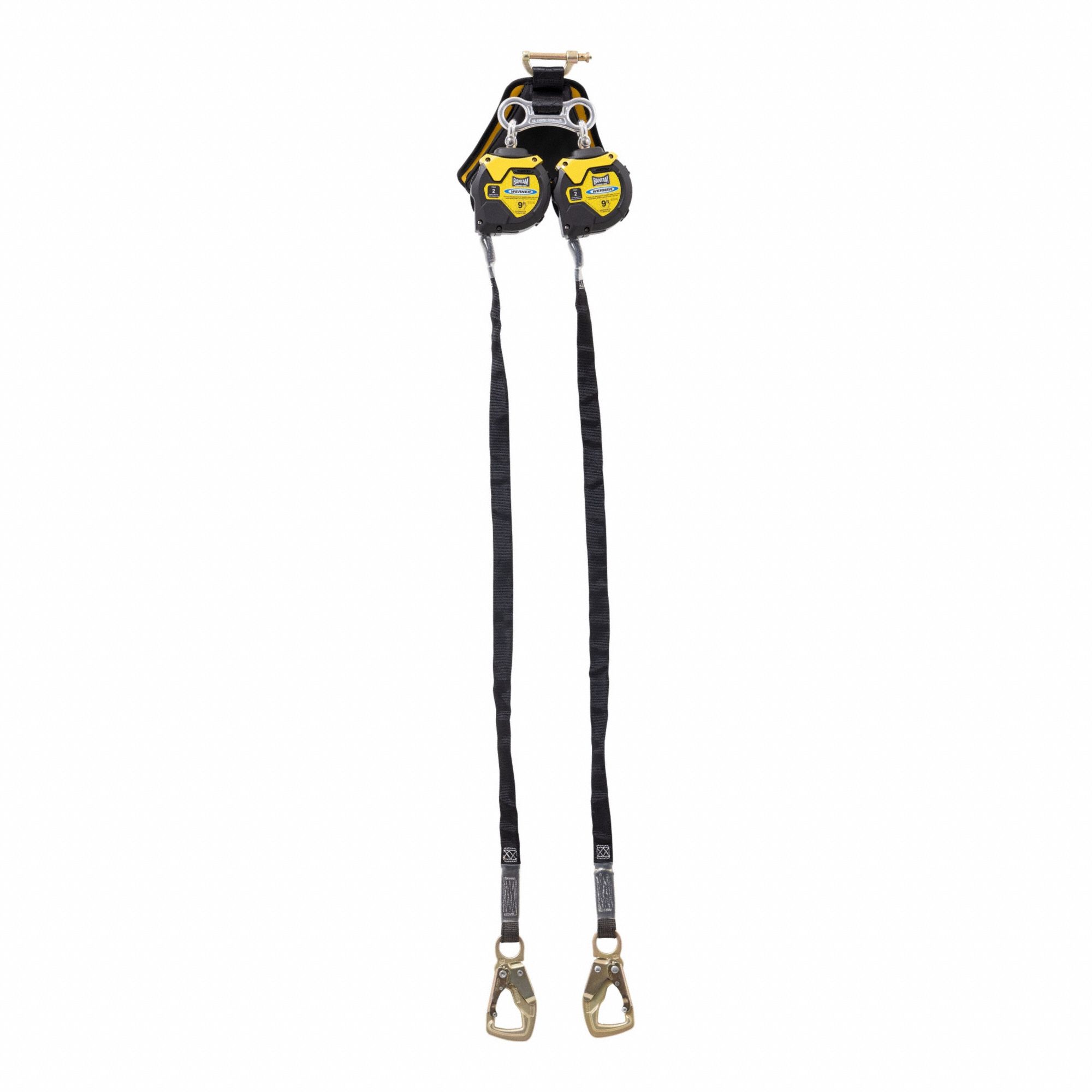 WERNER, Steel Tie-Back Anchor, Harness Steel Quick-Connect, Self ...