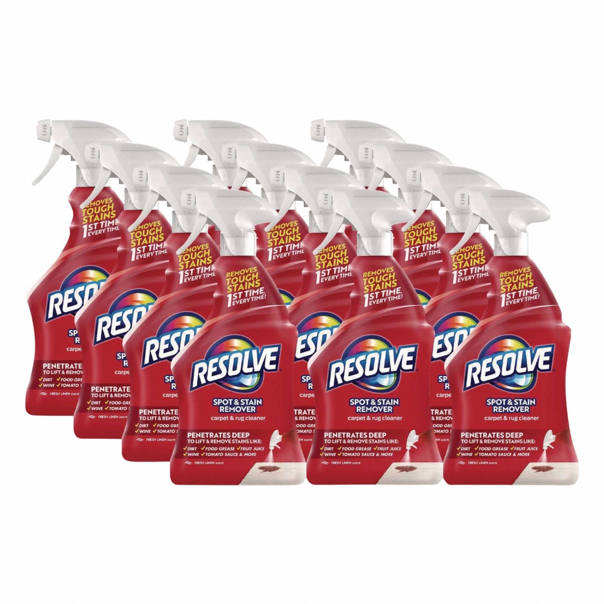RESOLVE, Trigger Spray Bottle, 22 oz, Spot and Stain Remover - 55HA61 ...