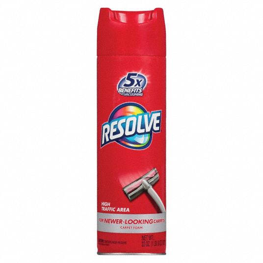 RESOLVE, Aerosol Spray Can, Unscented, Foam Carpet Cleaner - 42PA48 ...