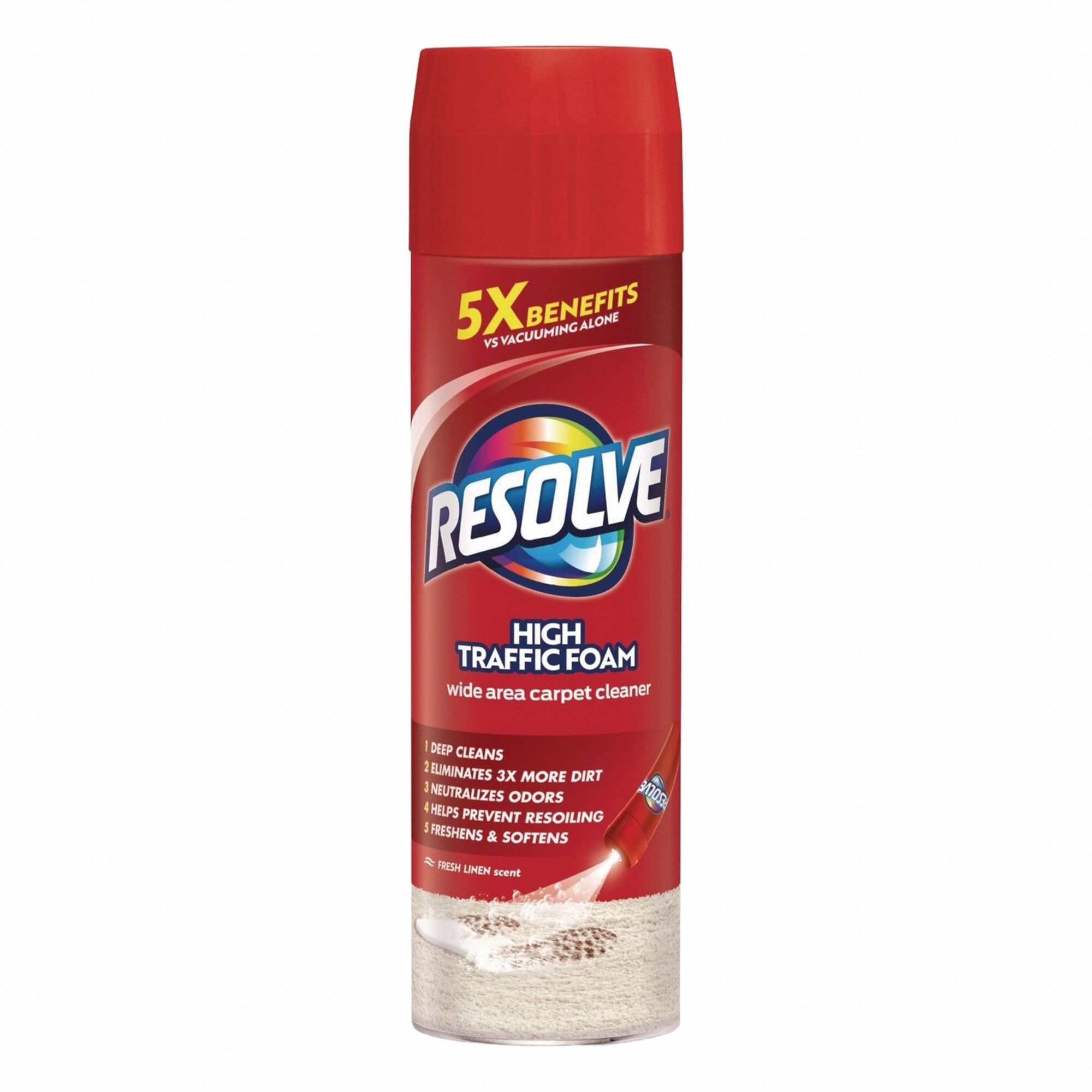 RESOLVE, Aerosol Spray Can, Unscented, Foam Carpet Cleaner - 42PA48 ...