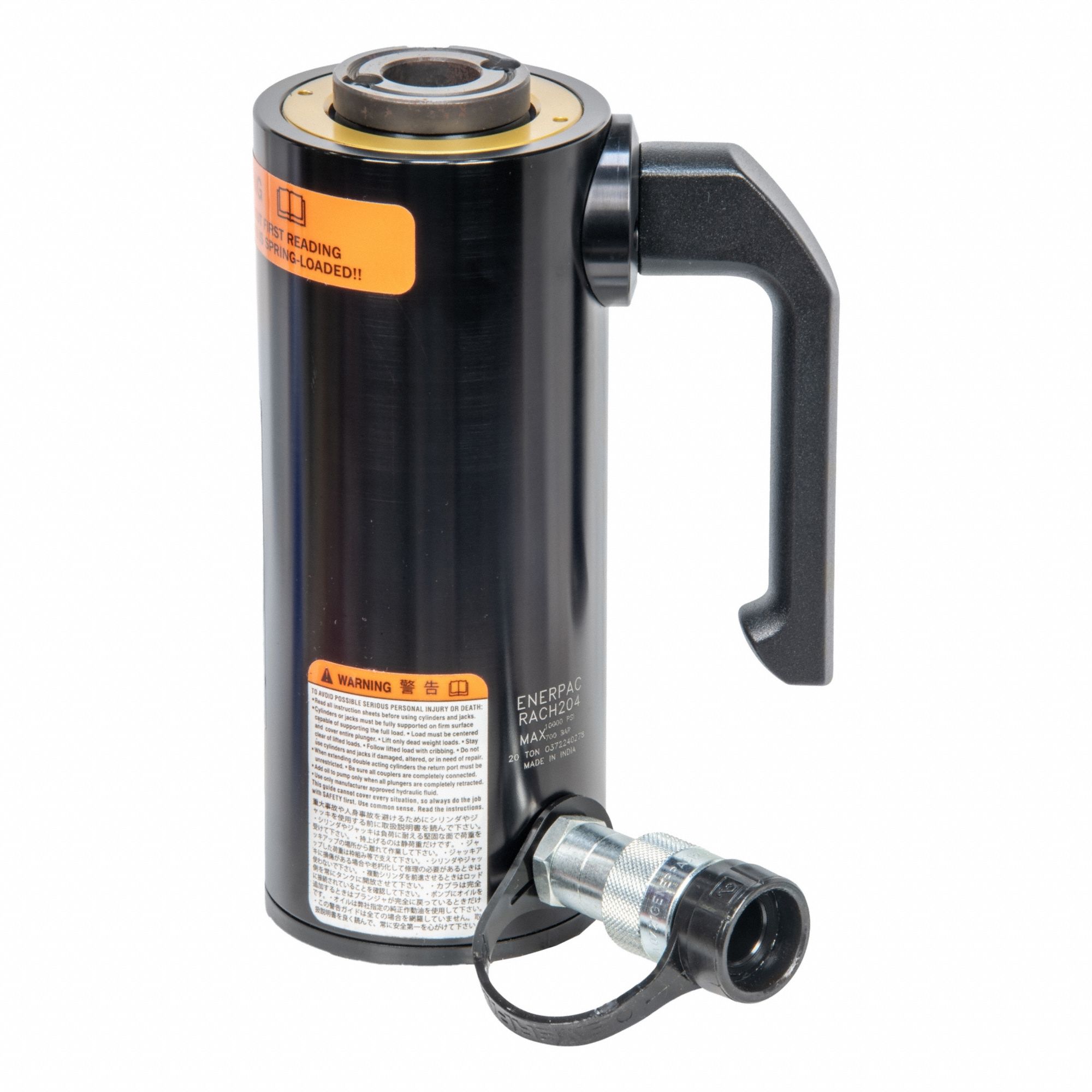 ENERPAC, 25.4 ton Nominal Capacity, 3 15/16 in Nominal Stroke Lg ...