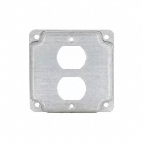 RACO, 1 Gangs, Crushed Corner, Electrical Box Cover - 5AA31|902C - Grainger