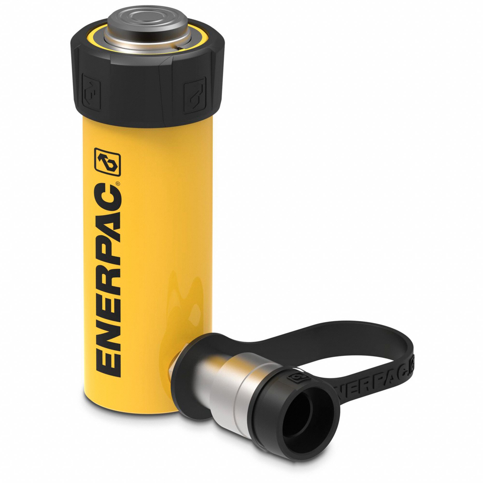 ENERPAC, Single Acting, 10 ton Nominal Capacity, Hydraulic Ram - 6Z783 ...