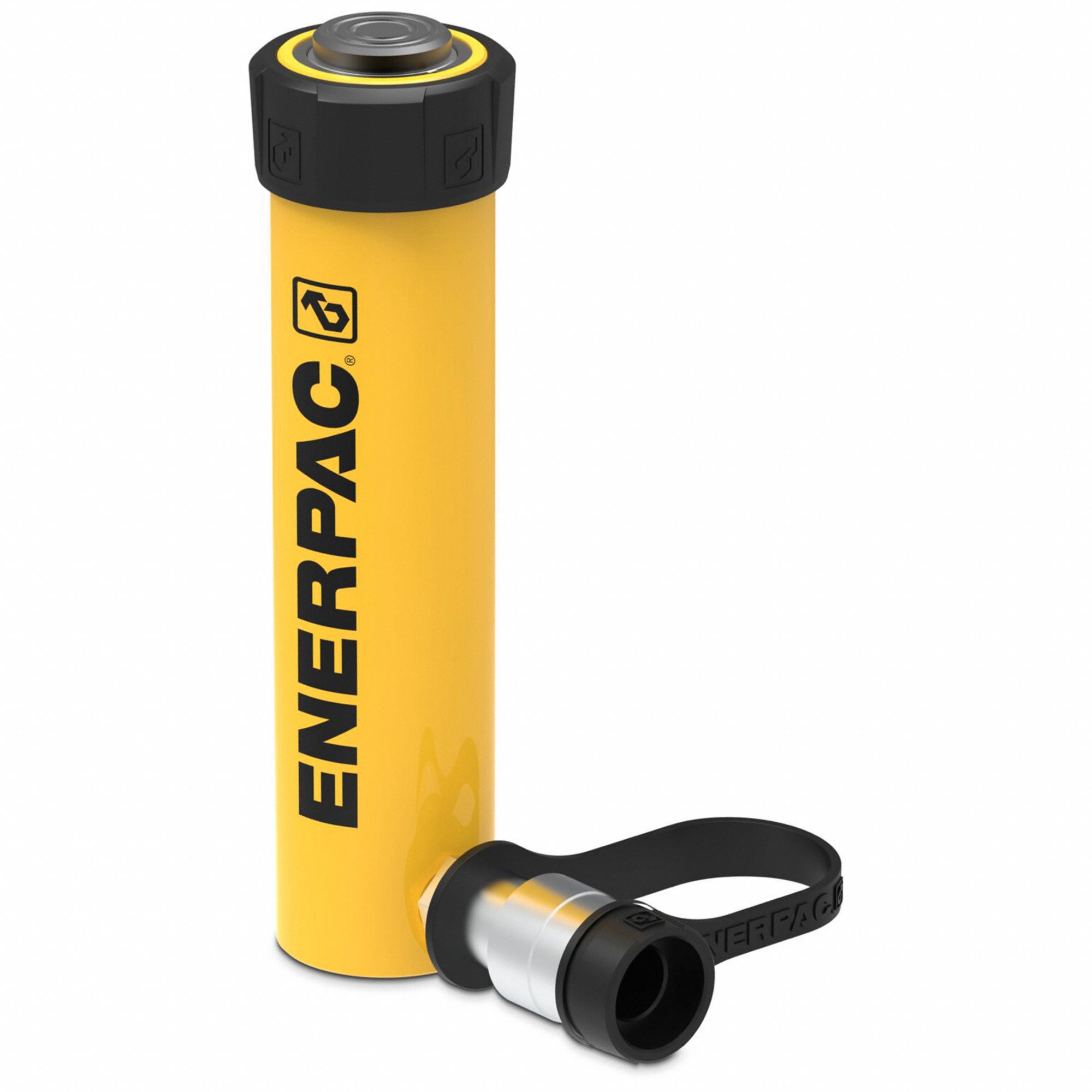 ENERPAC, Single Acting, 10 ton Nominal Capacity, Hydraulic Ram - 4Z486 ...