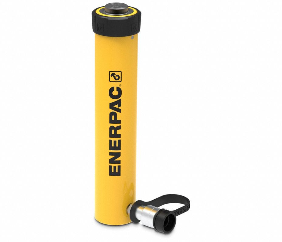 ENERPAC Cilindro Hidráulico, Acción Sencilla, Longitud del ...