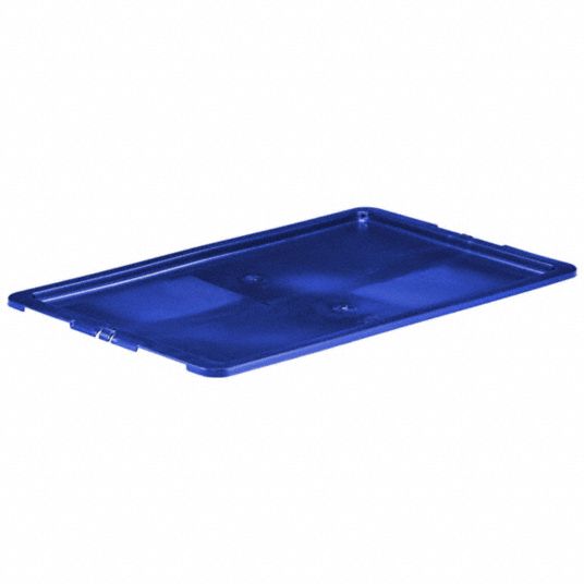 ORBIS, 24 in x 15 in, Blue, Lid - 8A910|RCSO2415-1 BLUE - Grainger