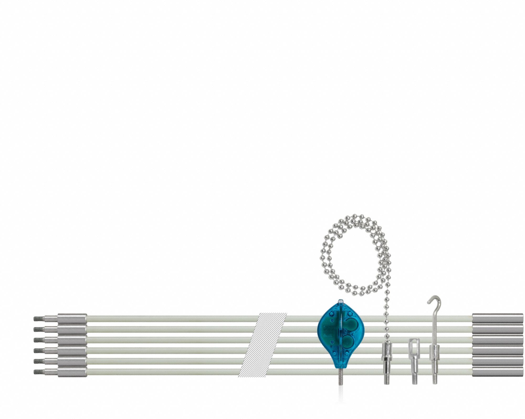 JONARD TOOLS, (6) 5 ft Glow Rods/Ball Chain/Eyelet/Hook/RDG-FLW ...