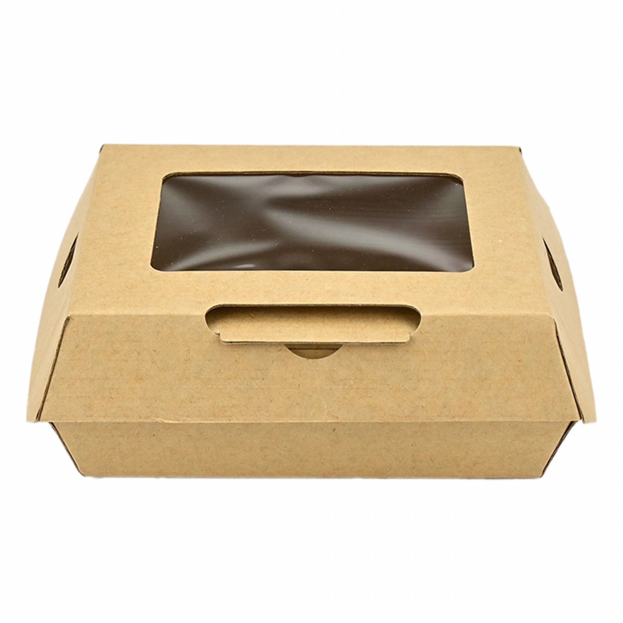 READY FRESH, 2 7/8 in Ht, 7 3/8 in Wd, Carry-Out Food Container ...