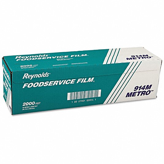 REYNOLDS WRAP, Medium-Wt, No Fold, Film Wrap Roll - 43PX85|REY 914M ... REYNOLDS WRAP, Medium-Wt, No Fold, Film Wrap Roll - 43PX85|REY 914M ...