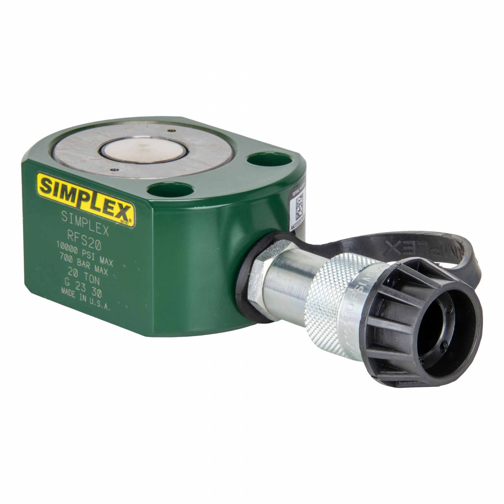 SIMPLEX, Single Acting, 20 ton Nominal Capacity, Cylinder - 825YR7 ...