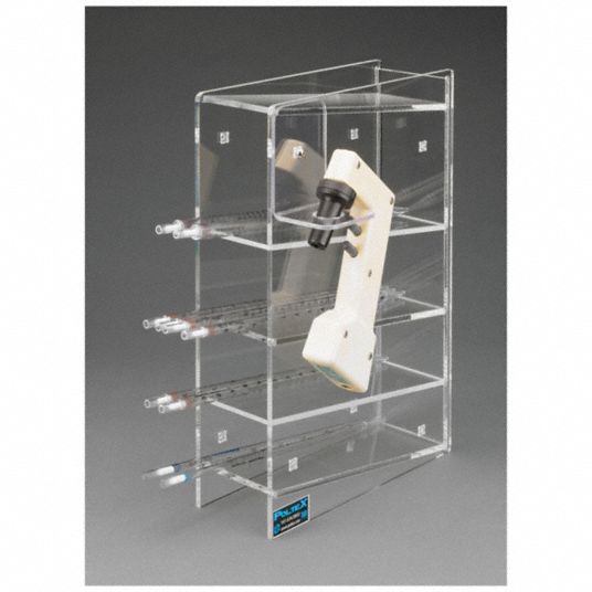 4 in Overall Wd, 16 in Overall Ht, Serological Pipette Holder - 798L80 ...