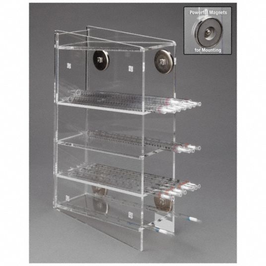 4 in Overall Wd, 16 in Overall Ht, Serological Pipette Holder - 798L81 ...