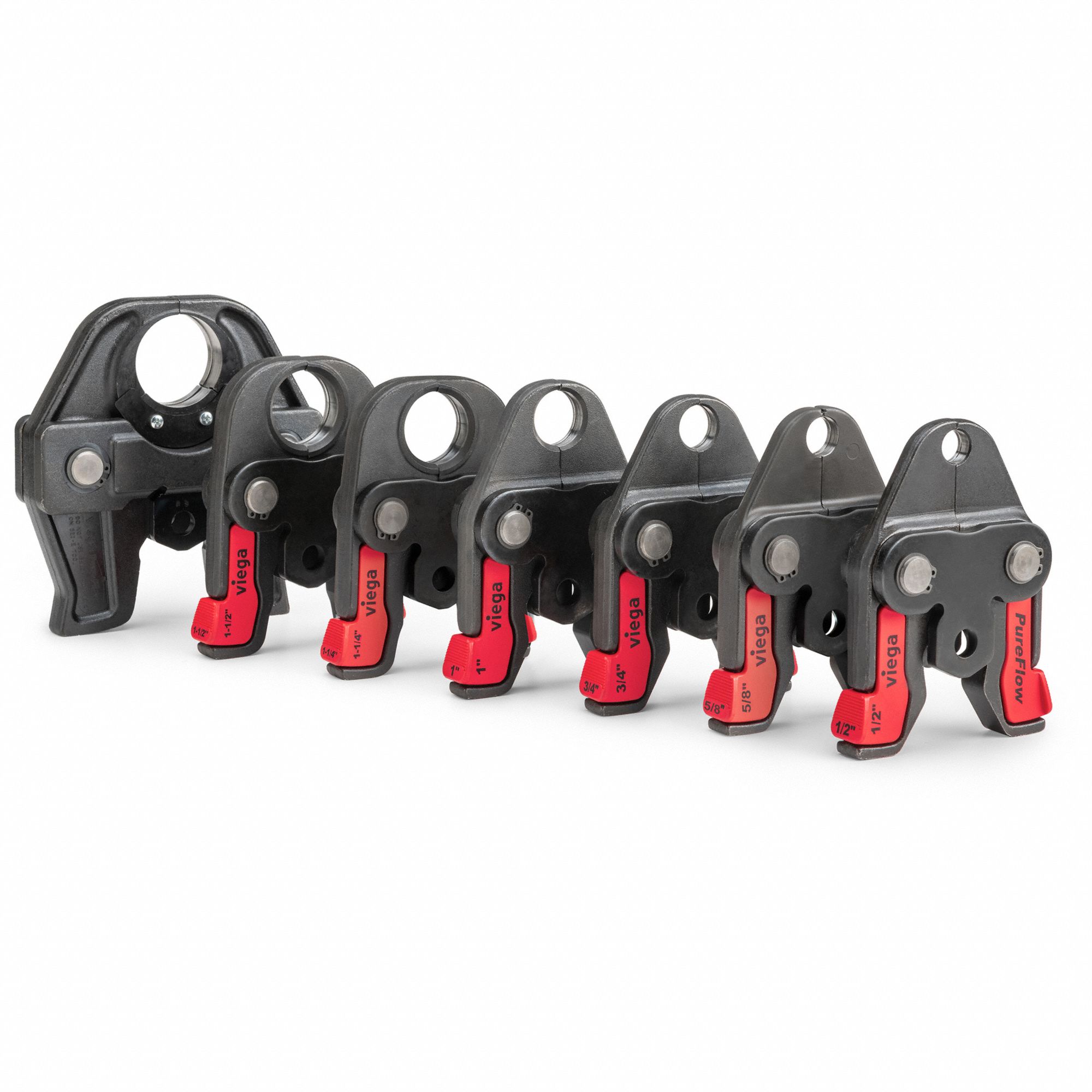 RIDGID, 5/8 in Pipe, PEX/Stainless Steel, Press Tool Jaw - 800CW1|22658 ...