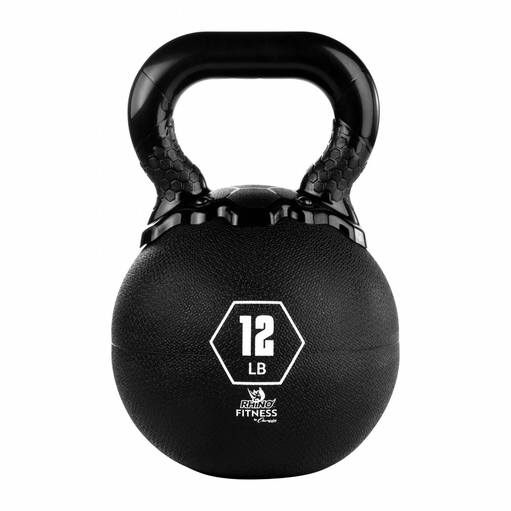 CHAMPION SPORTS, 12 lb, Black, Kettle Bell - 58MR19|RKB12 - Grainger