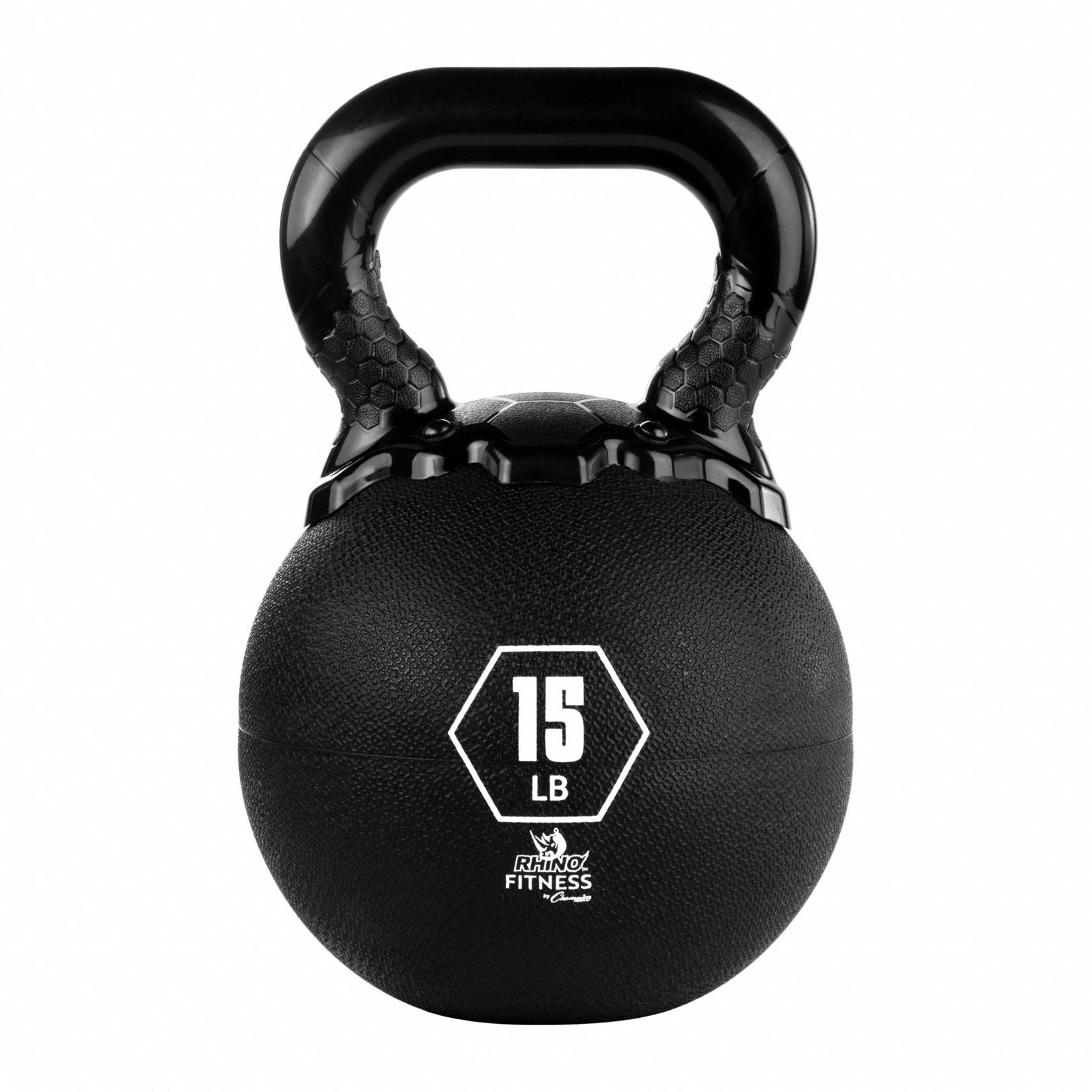 CHAMPION SPORTS, 15 lb, Black, Kettle Bell - 58MR33|RKB15 - Grainger