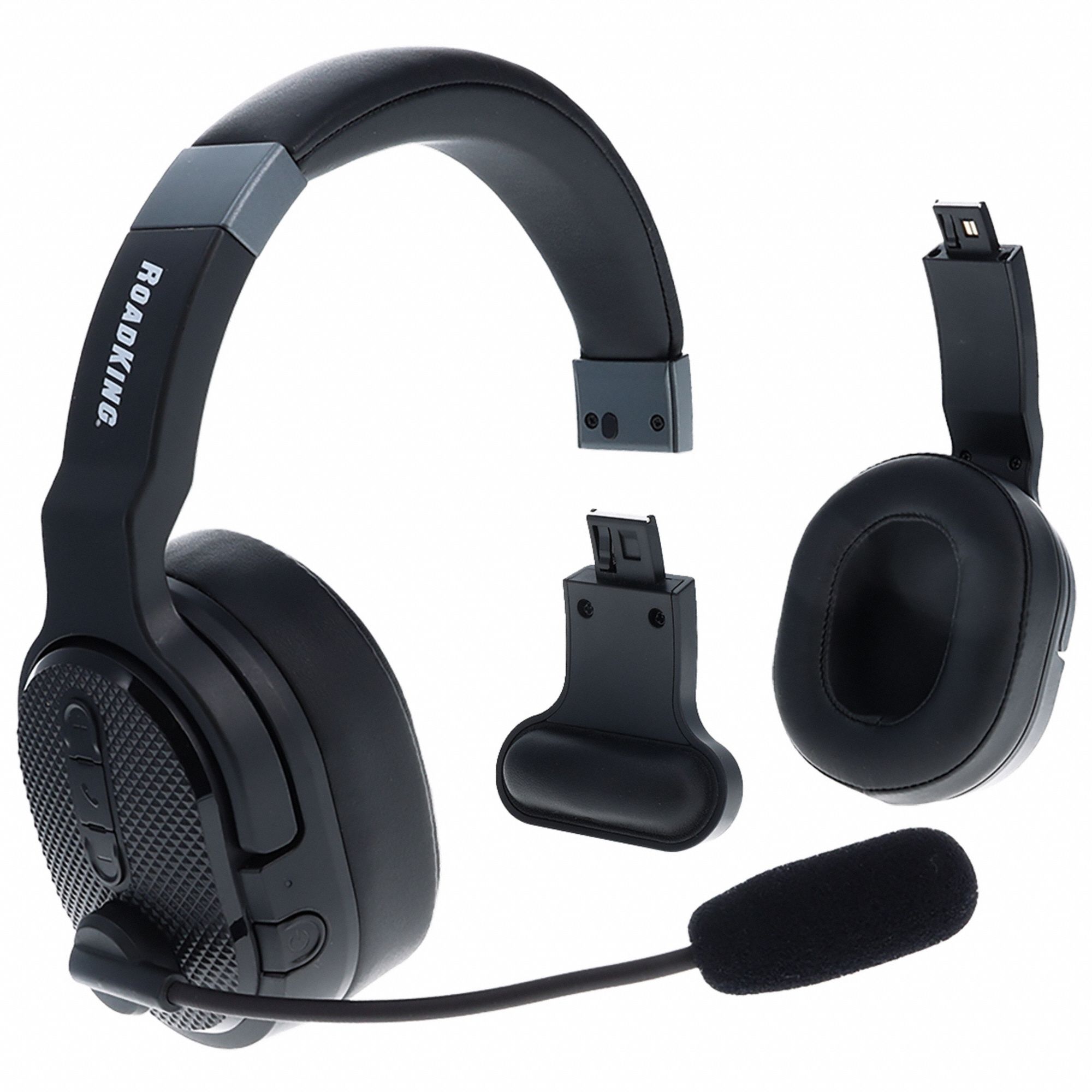 33 ft Range, 1,630 min Talk Time, Premium Convertible Bluetooth Headset ...