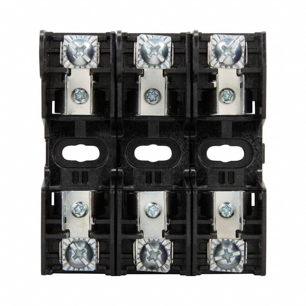 BUSSMANN, Open Block Design, 3 Pole, Fuse Block - 40LG73|RM25030-3PR ...
