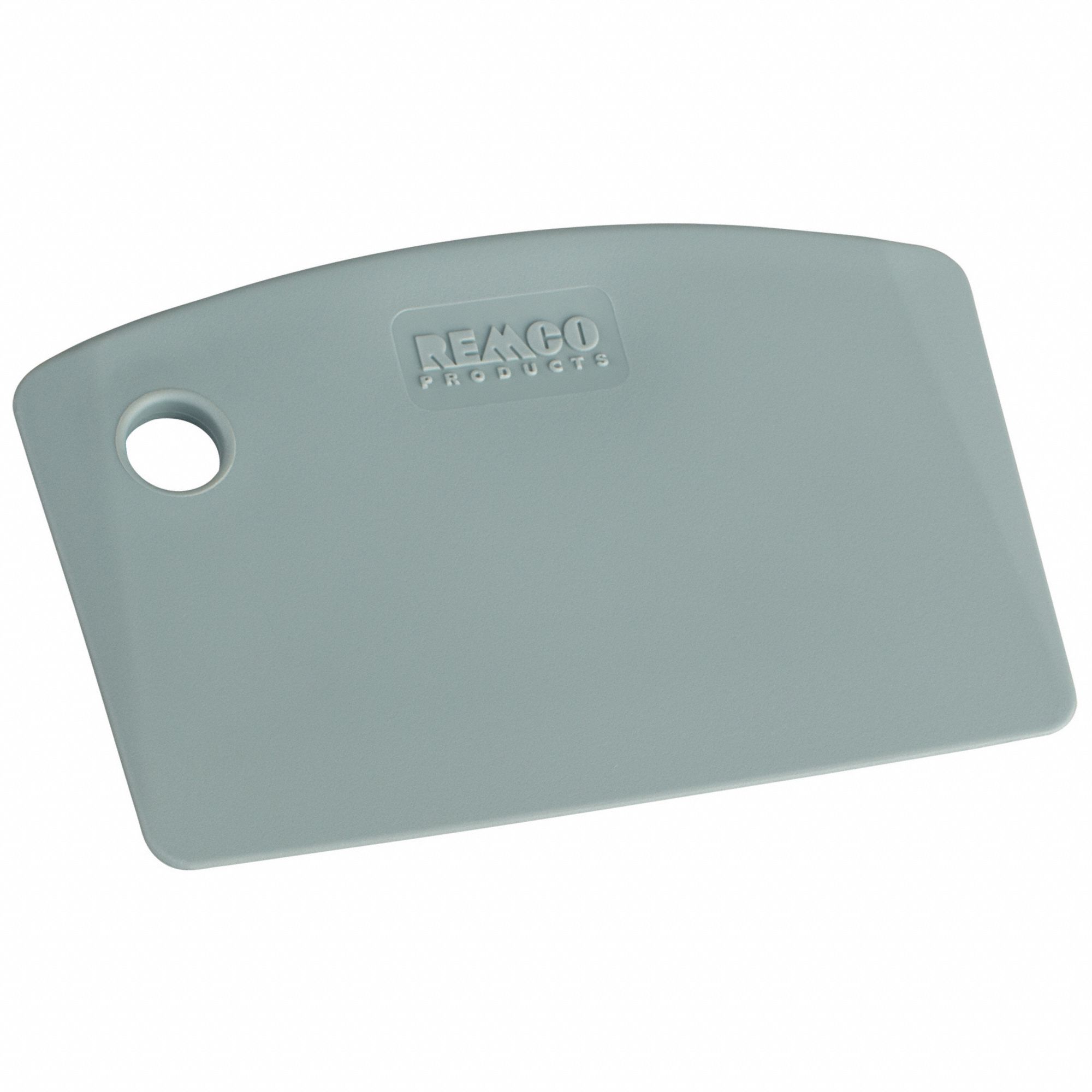 REMCO BENCH SCRAPER W HANG HOLE, GREY, 3 3/8 X 5 1/4 IN, POLYPROPYLENE ...