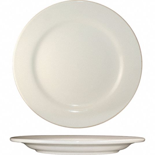 ITI, Roma, American White, Plate - 806R84|RO-8 - Grainger
