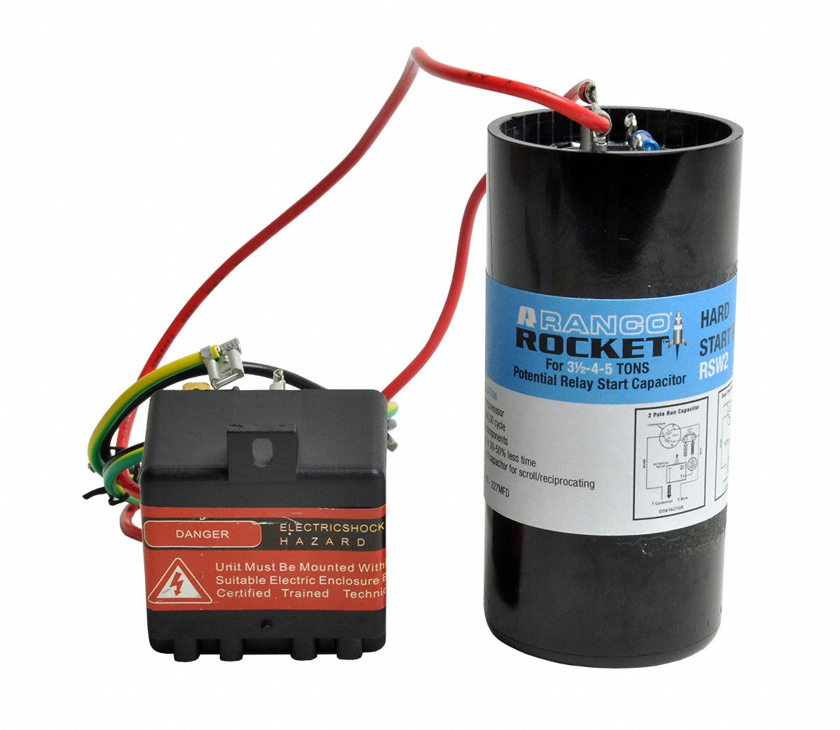 RANCO Ranco Rocket Hard Start Kit,3.5 to 5 ton - Wi-Fi and Wireless ...