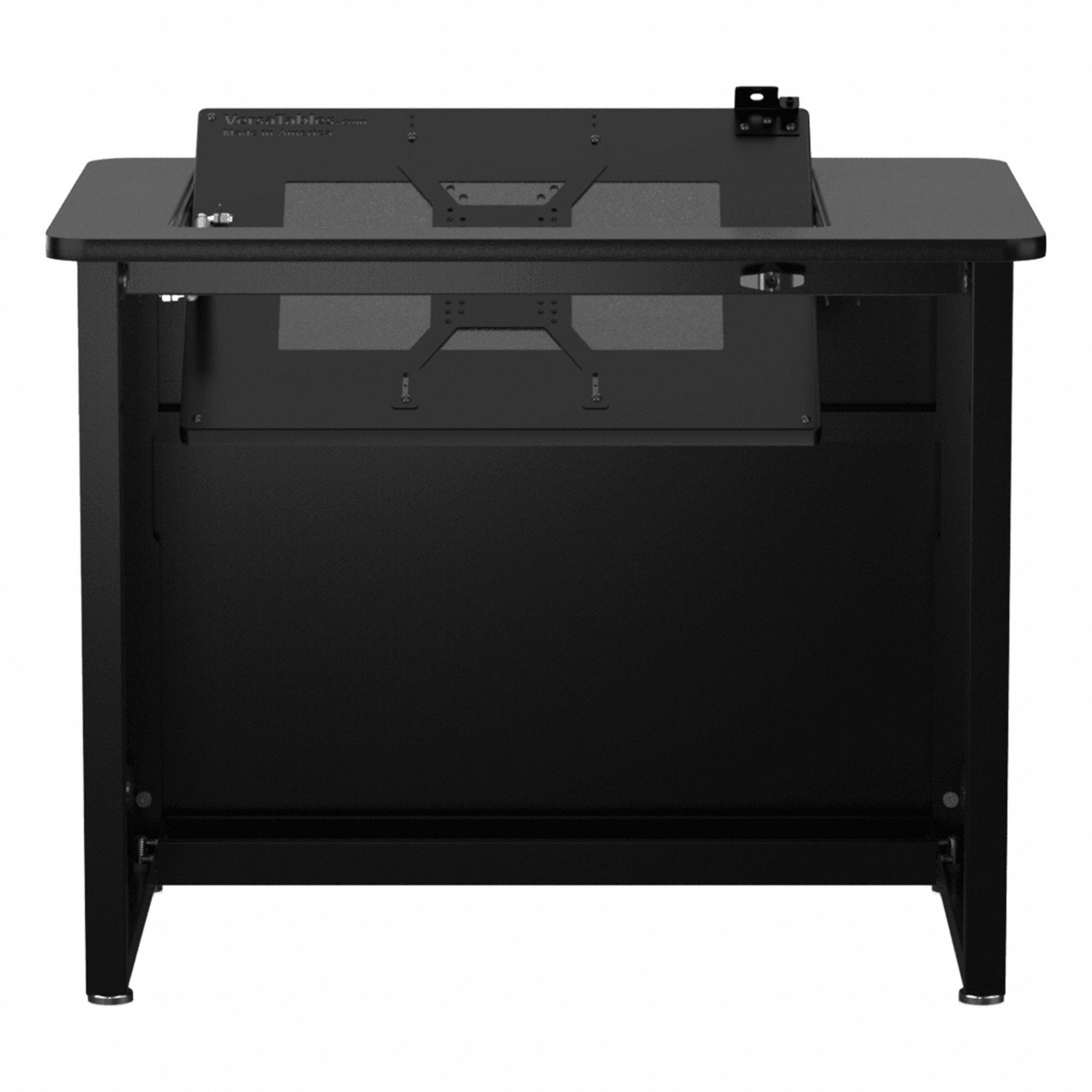 VERSADESK, Metal, Black Matrix, Computer Desk - 875M95|RSD3624-BB ...