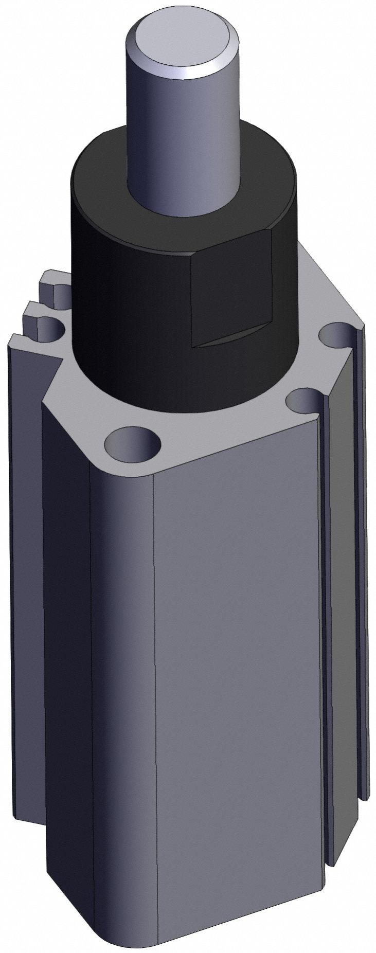 SMC, 20 mm Bore Dia, 20 mm Stroke Lg, Stopper Air Cylinder - 826HW5|RSDQA20TN-20DZ - Grainger