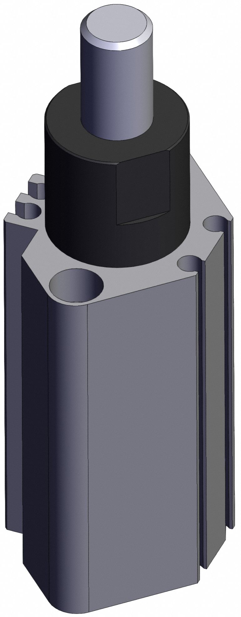 SMC, 20 mm Bore Dia, 20 mm Stroke Lg, Stopper Air Cylinder - 826HX1|RSDQB20-20TZ - Grainger