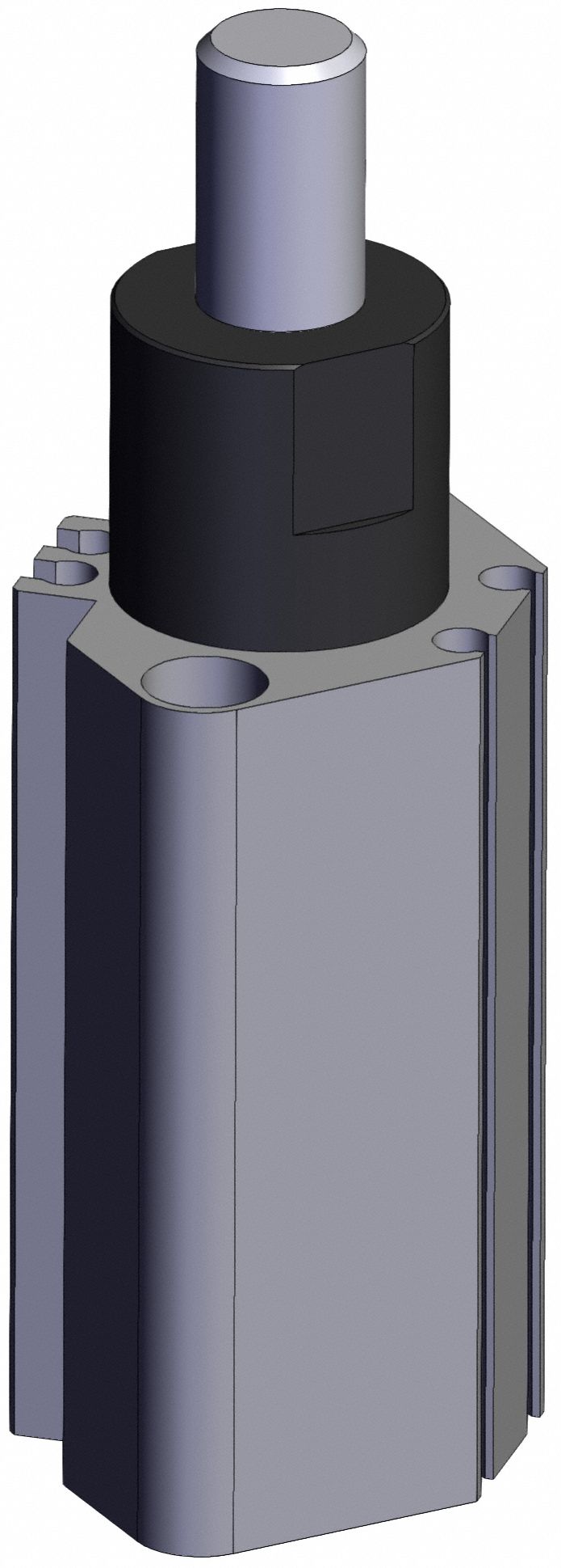 SMC, 20 mm Bore Dia, 20 mm Stroke Lg, Stopper Air Cylinder - 826HX2|RSDQB20TN-20DZ-L - Grainger