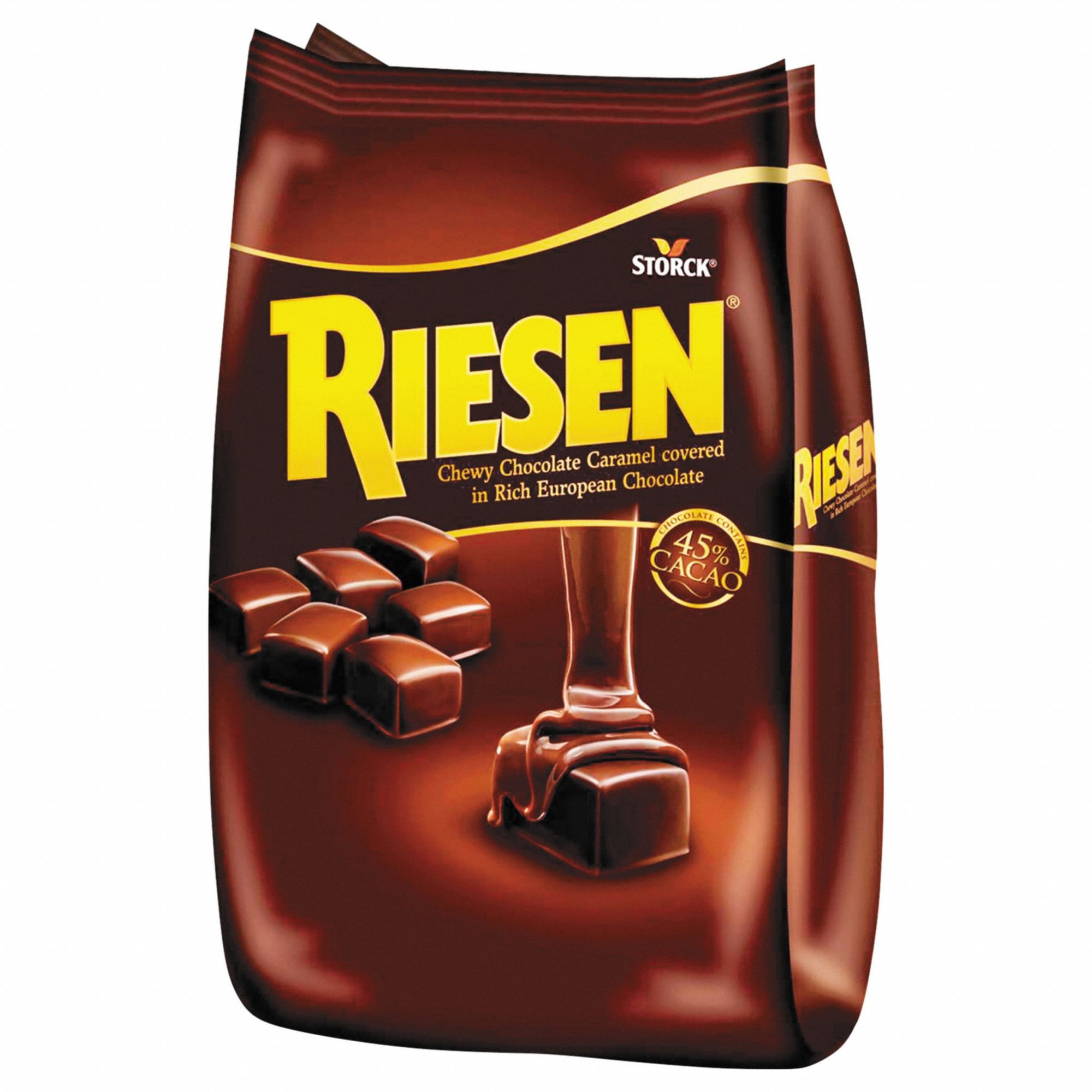 RIESEN, Chocolate Caramel, 30 oz Pack Size, Candy Chocolate Caramels ...