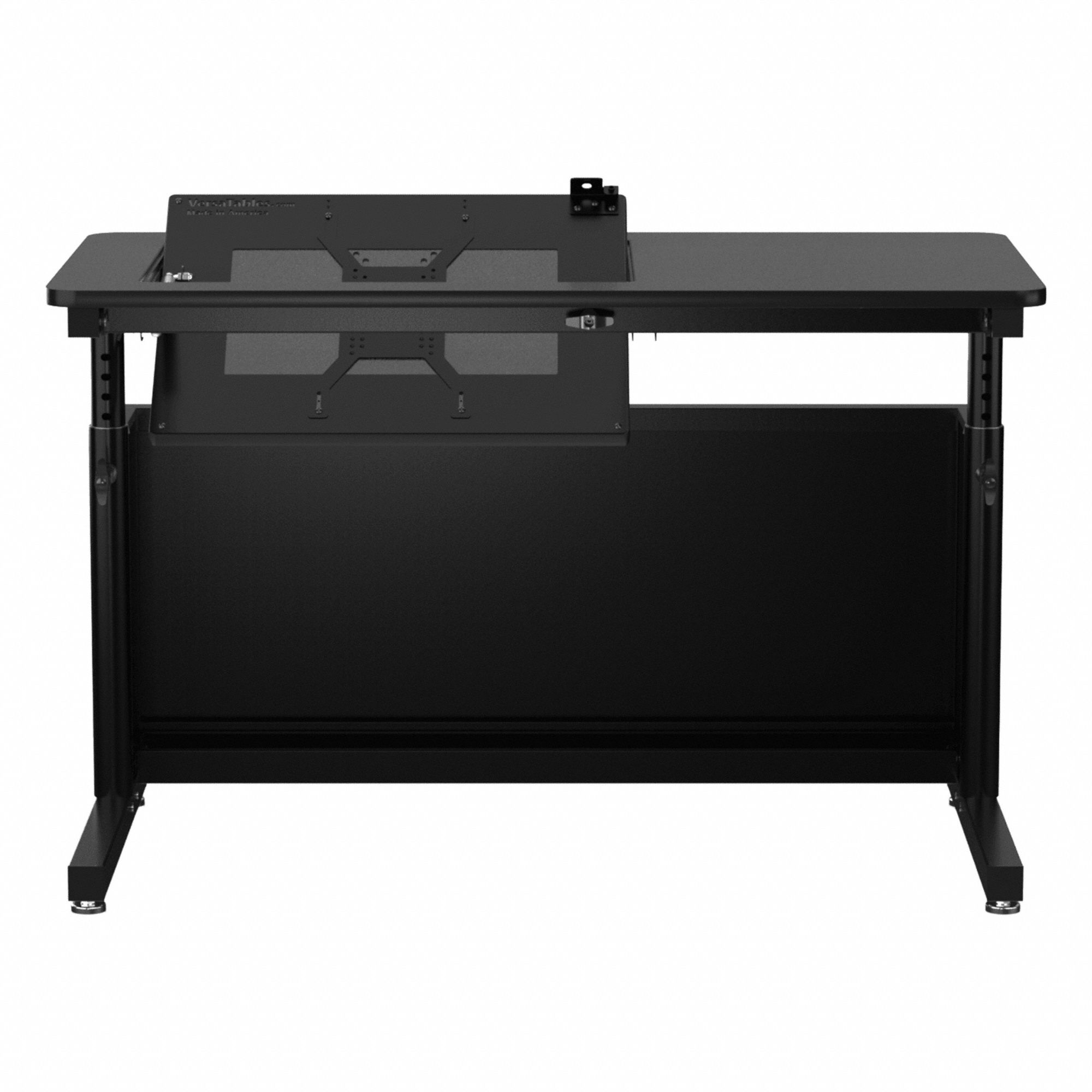 VERSADESK, Black, Wood, Standing Desk - 875M64|RST4824-BB - Grainger