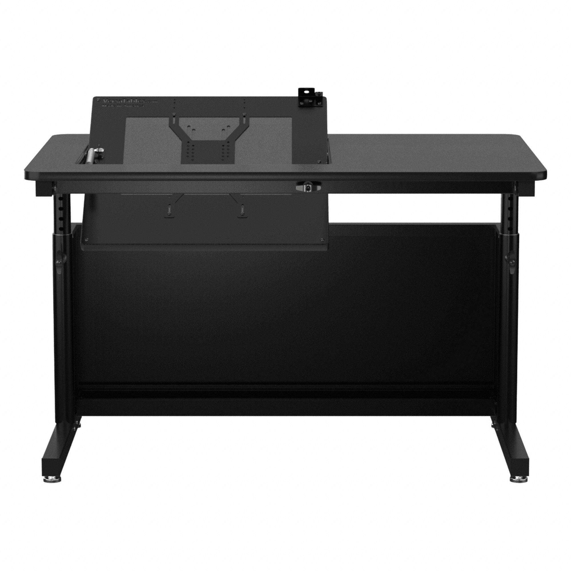 VERSADESK, Black, Wood, Standing Desk - 875M68|RST4830-BB - Grainger