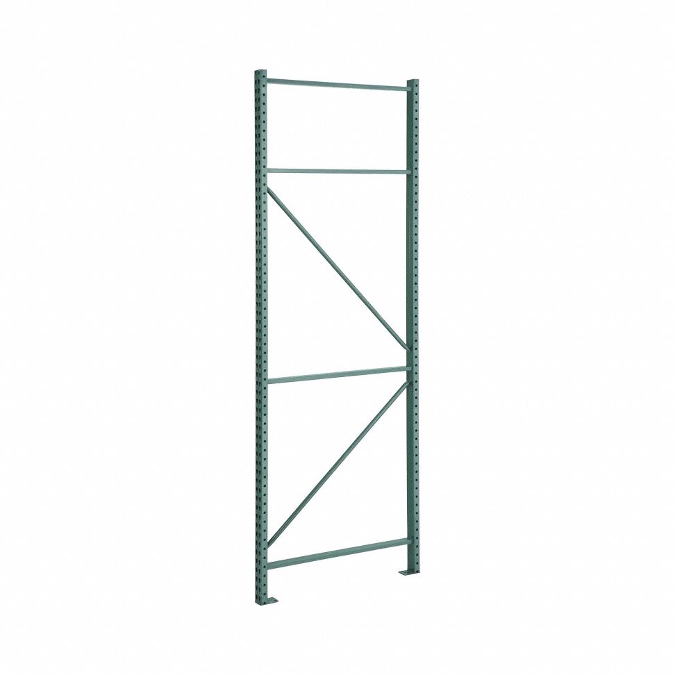 STEEL KING, Teardrop, 10 ft Overall Ht, Pallet Rack Upright - 860G49 ...