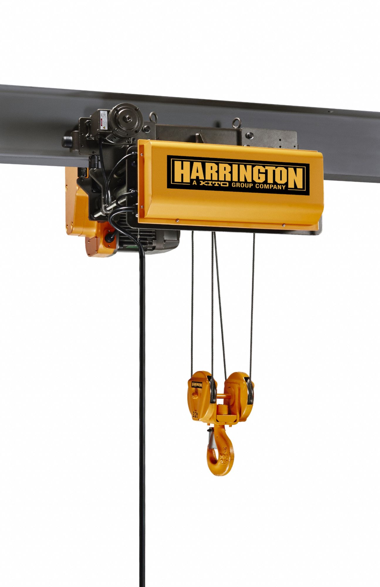 HARRINGTON, Motorized Trolley, H4 - Heavy Duty, Electric Wire Rope ...