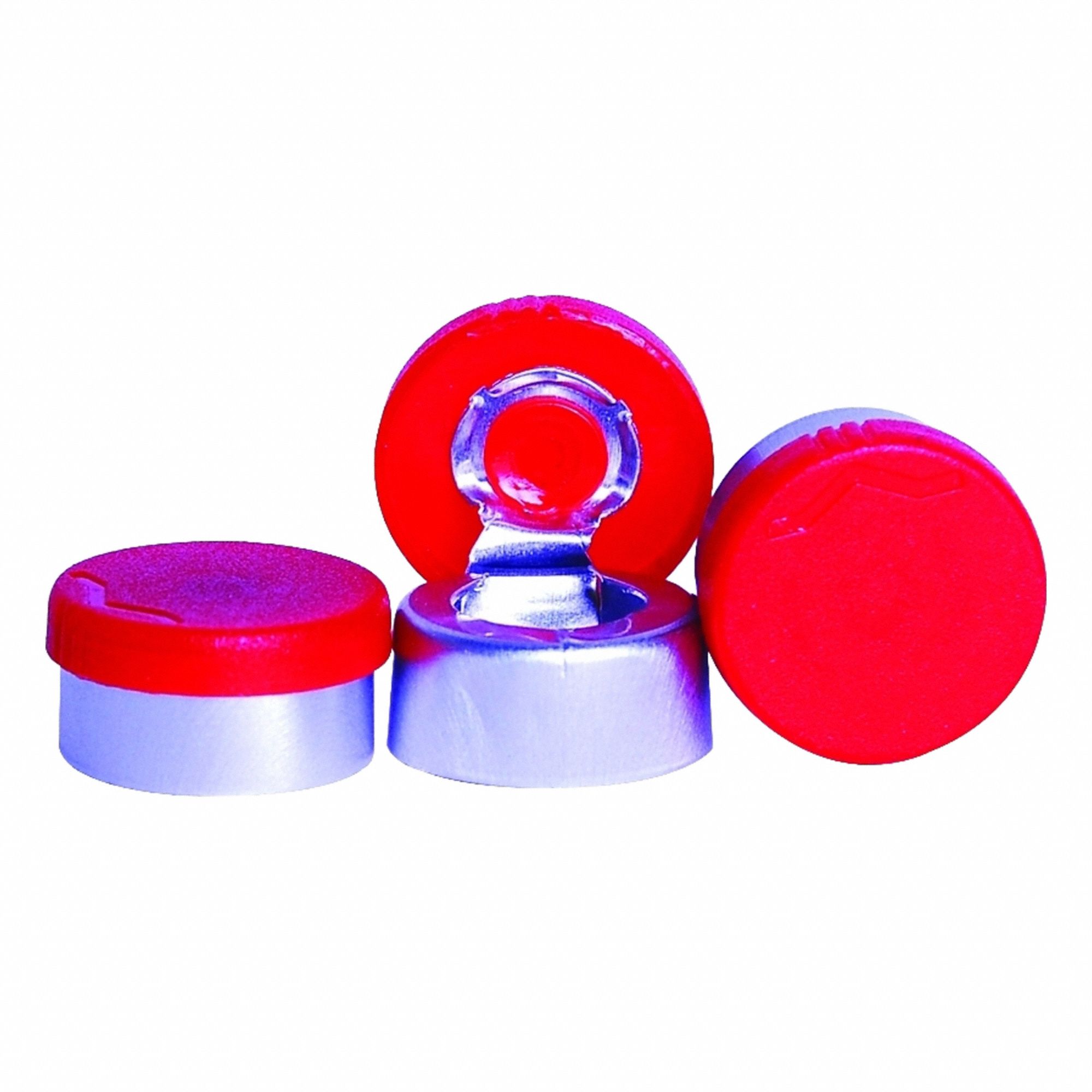 13 mm Dia, Silver, Lab Bottle Caps - 408UY7|W224207 - Grainger