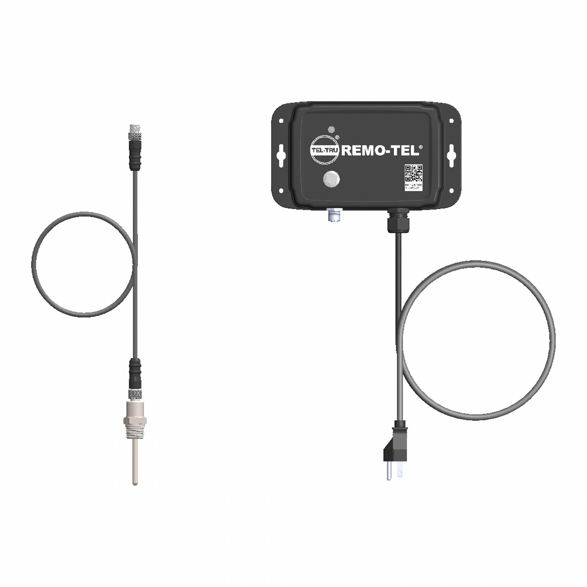 Wireless Temp Sensor, 1/2" NPT Connection, Temperature Monitoring ...