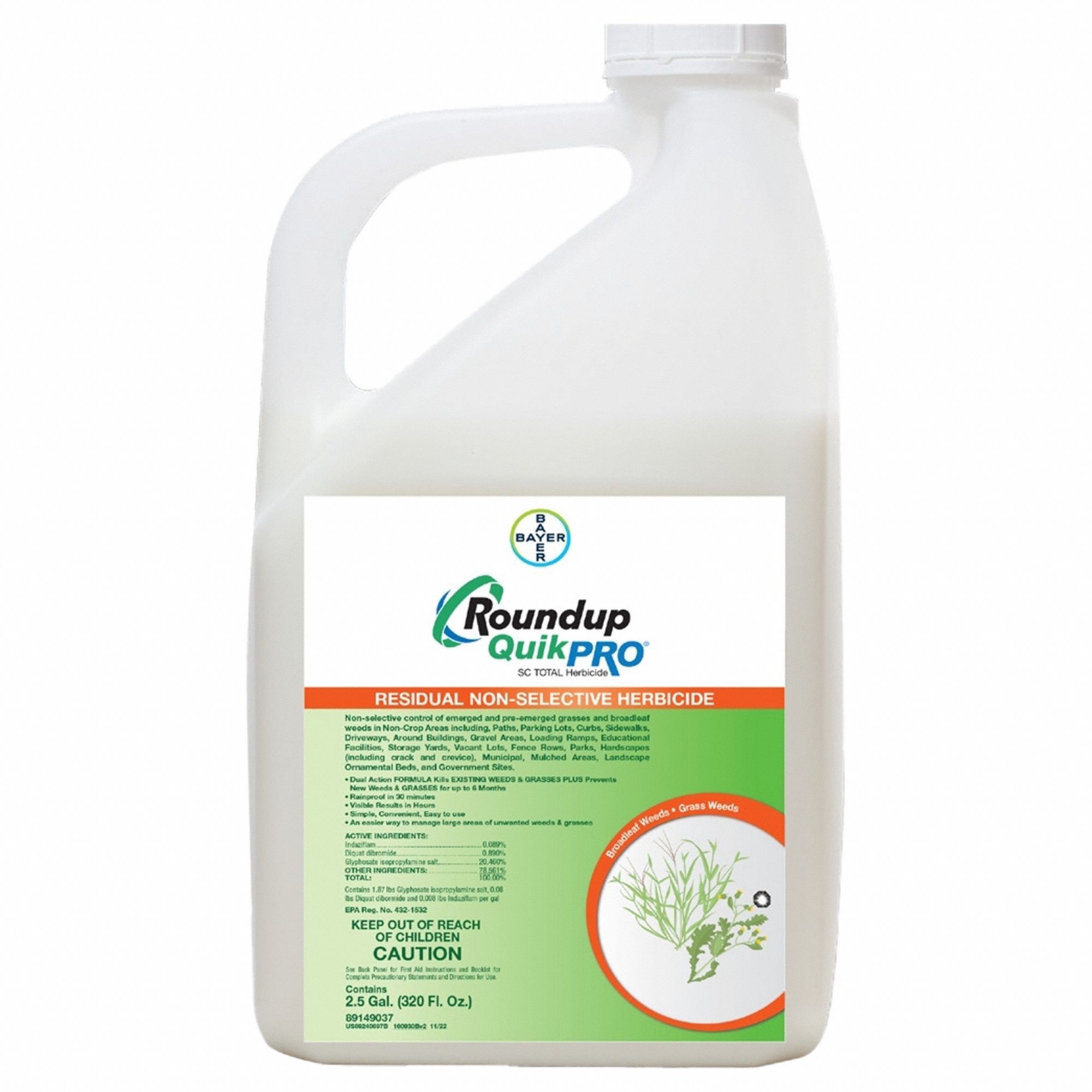 ROUNDUP, Liquid, Concentrate, Vegetation Killer - 814M40|RoundUp ...