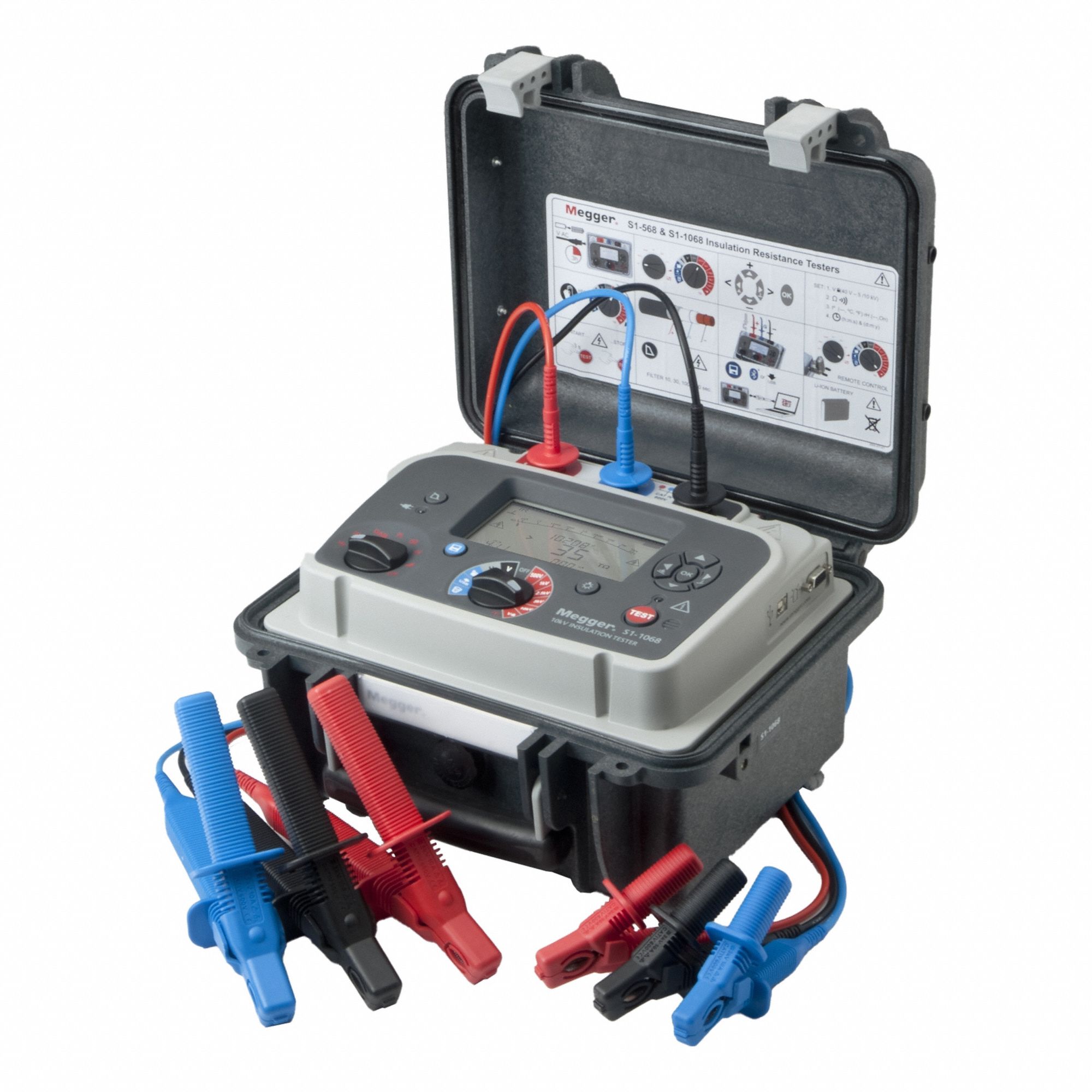 MEGGER, 10 kiloohm to 35 teraohm, CAT IV 600V, Insulation Resistance ...